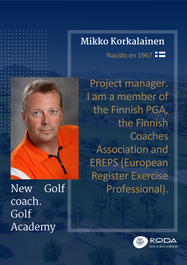 PRESENTATION NEW GOLF PRO! – Roda Golf Course